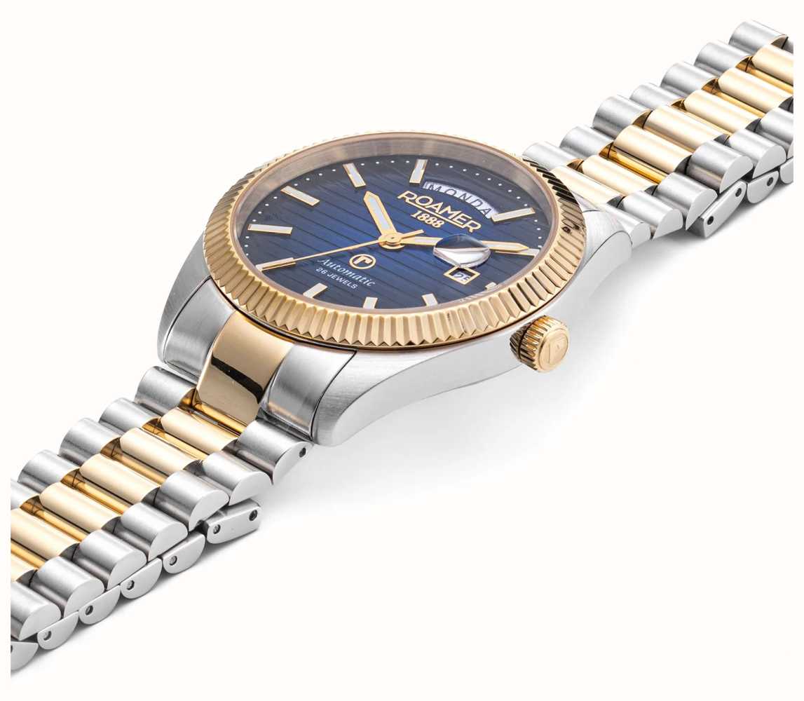 Roamer Primeline Daydate II Men's Automatic Watch 981666 41 45 50